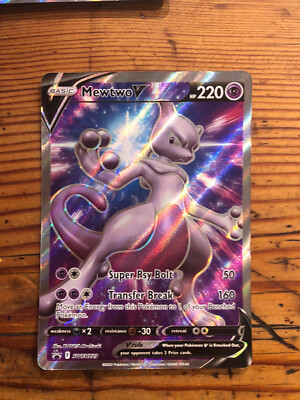 Pokemon GO ETB Promo SWSH229 Mewtwo V Full Art | eBay Australia