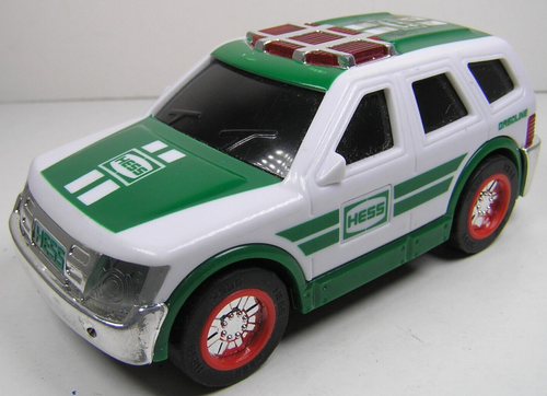 Hess Green White Emergency SUV Plastic Toy Vehicle 4.5" Long 2012 China ...