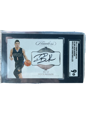 2016-17 Panini Flawless - Excellence Signatures Devin Booker On Card ...