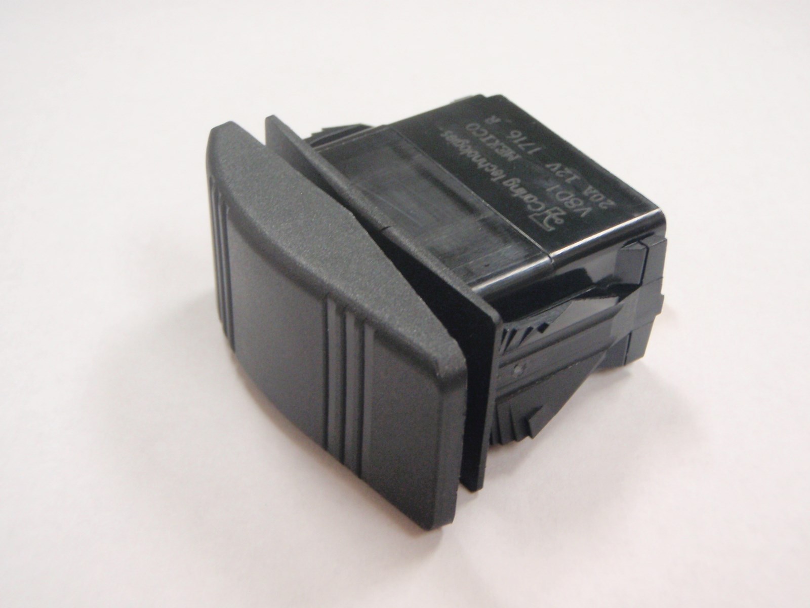 CARLING CONTURA III ROCKER SWITCH 12921 BLACK MOM ON/OFF/MOM ON ...