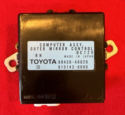 LEXUS RX330 RX350 RX400H RX OUTER MIRROR CONTROL COMPUTER MODULE 88162 ...