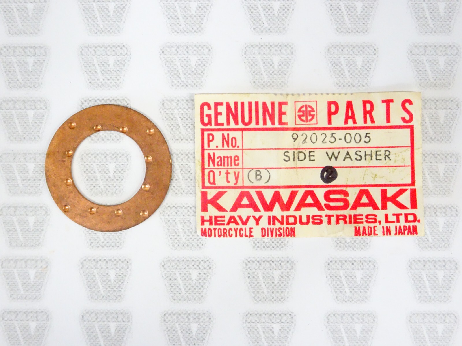 Kawasaki NOS NEW 92025-005 Side Washer Shim G3 G4 KD KE KS KV KX KDX ...