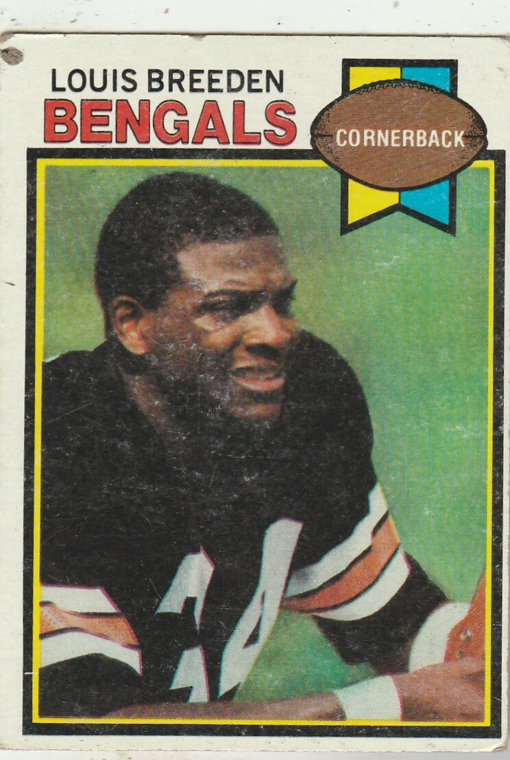 FREE SHIPPING-NRMINT TO VG-1979 Topps #474 Louis Breeden Bengals PLUS ...