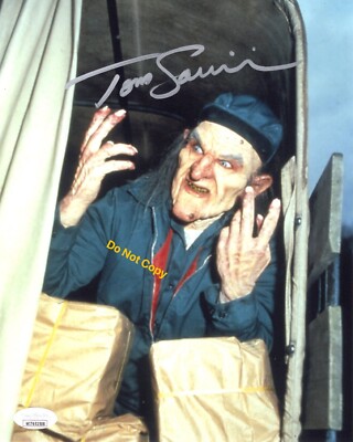TOM SAVINI signed 8x10 Photo CREEPSHOW 2 1987 Movie The Creep JSA ...