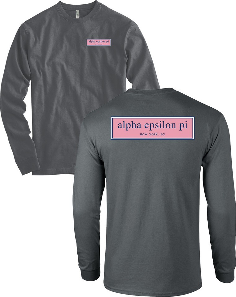 Alpha Epsilon Pi Fraternity Bella + Canvas Long Sleeve Shirt AEPI MORE ...