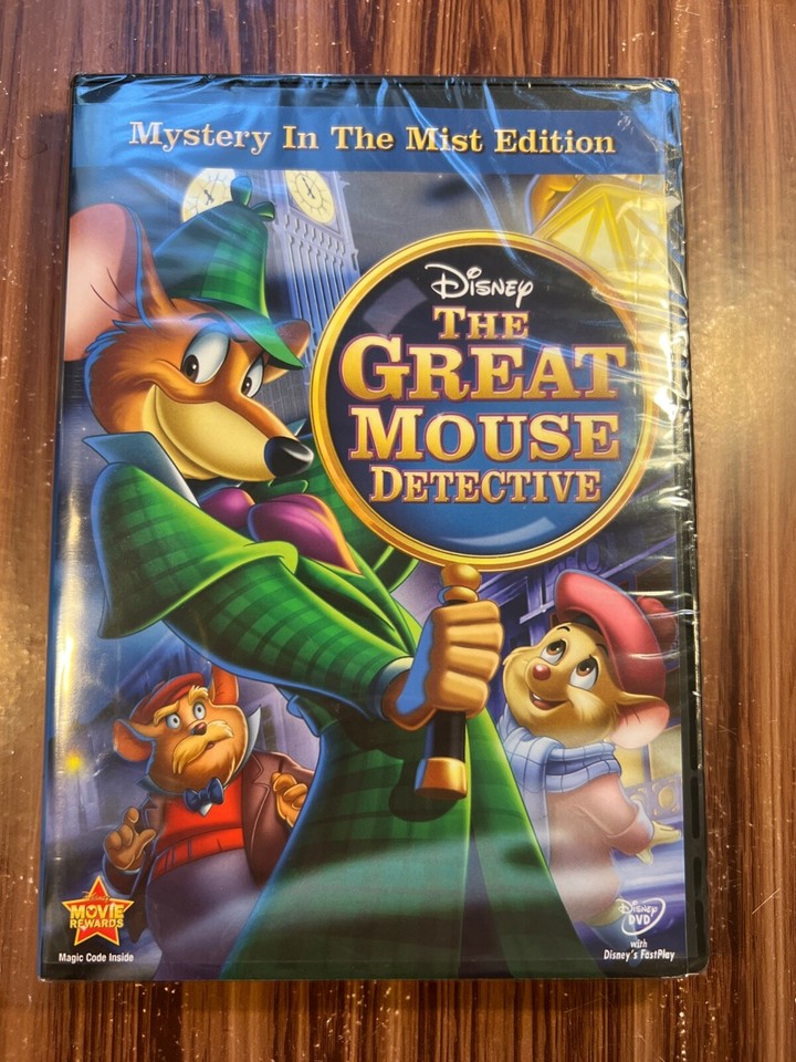 The Great Mouse Detective DVD Restored Special Edition Disney 1986 ...