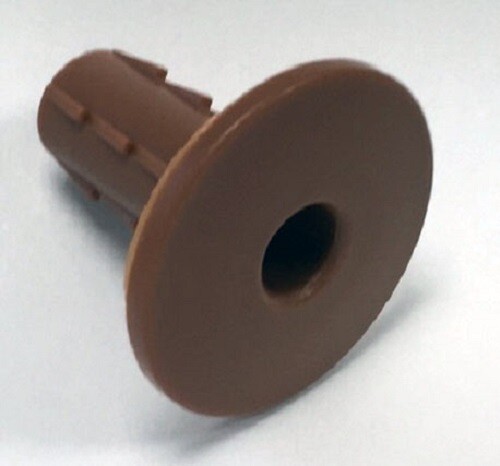 10 x Single Brown Feed-Thru Cable Wall Entry Grommets for most RG6 ...