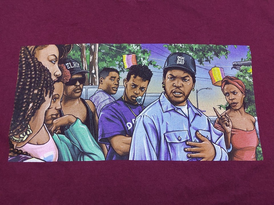 DGK x Ice Cube Boyz In The Hood Crimson Red T-Shirt Size L | eBay