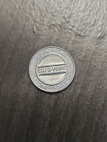 TTC Toronto (Ontario CANADA) Transit Commission SUBWAY Aluminum Fare ...