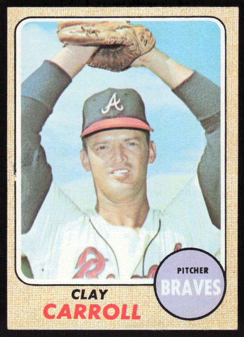 1968 Topps #412 Clay Carroll - $1 SHIPPING (JB4) | eBay