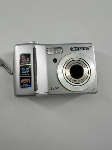 Samsung Digimax S630 6.0MP Compact Digital Camera Silver Photography ...