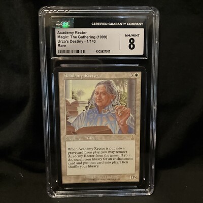 Academy Rector Urza’s Destiny NM/MINT CGC (7017) Grade 8 Magic the ...