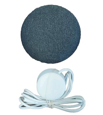 Google Home Mini Smart Assistant Bluetooth Speaker Charcoal Orange ...