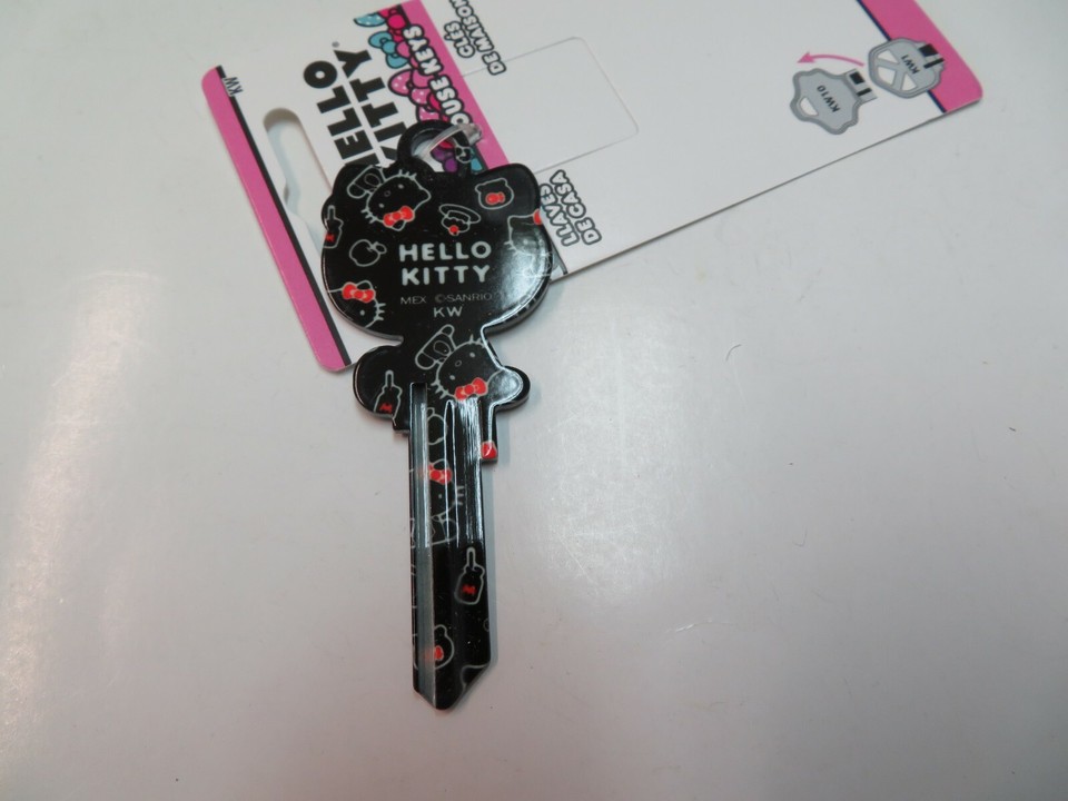 Hello Kitty Head Shape Kwikset KW1 House Key Blank / SR 14 Sanrio ...