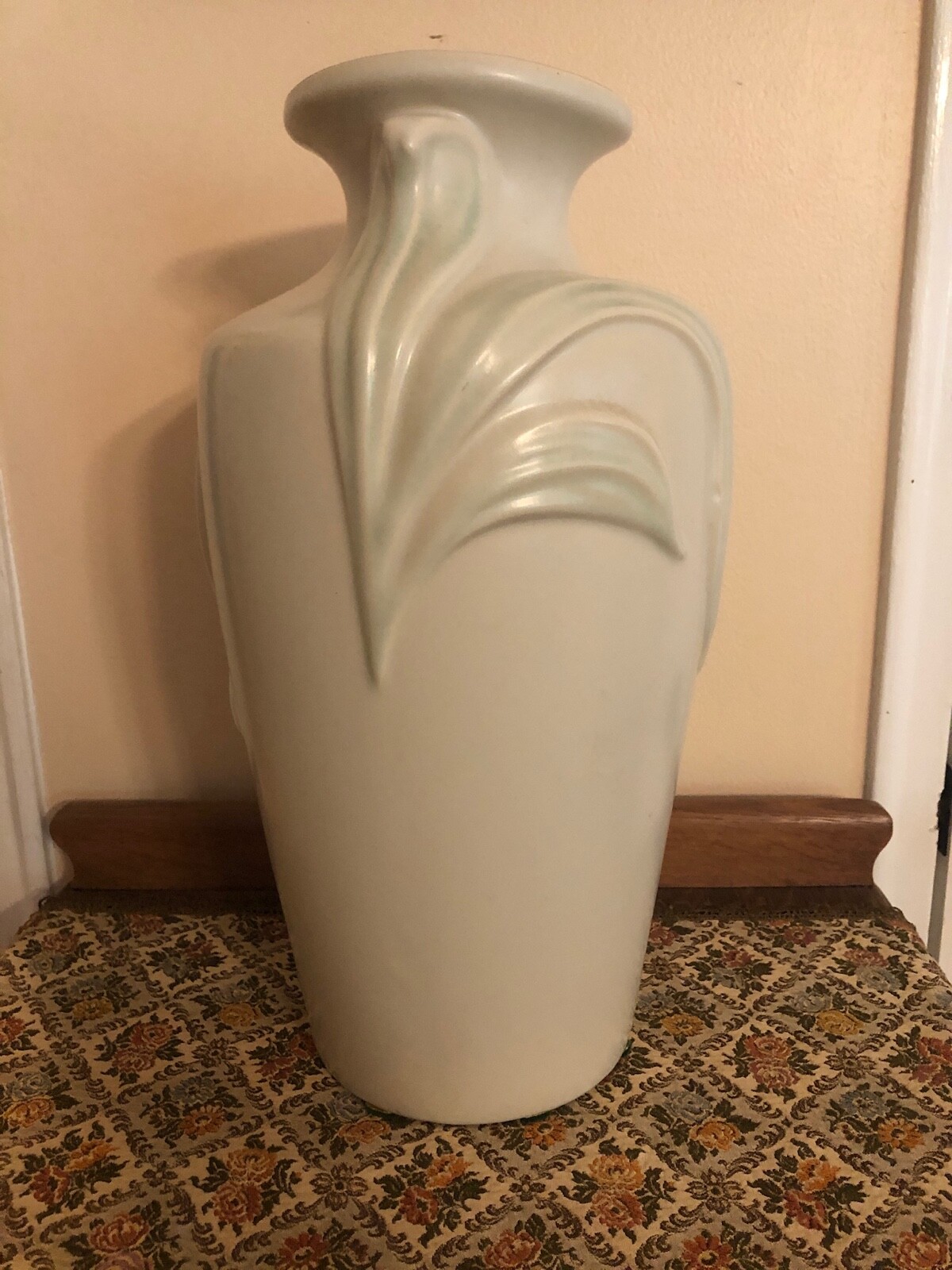 Vintage Harris Potteries Art Deco Large Floral Vase Ceramic Pottery ...