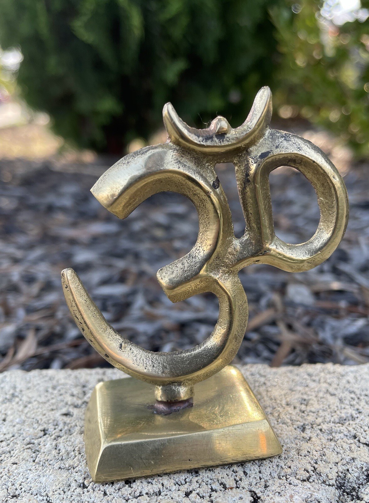 OM Figurine With Stand-Stand Alone-Metal-Brass-FREE POSTAGE | eBay