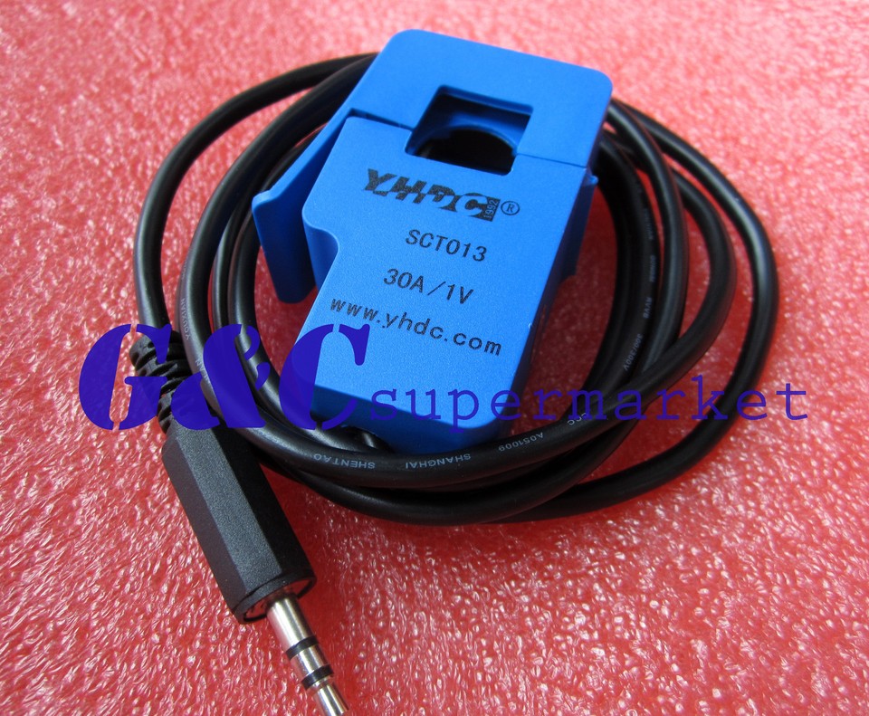SCT-013-030 Non-invasive AC Current Sensor Clamp Sensor 30A NEW GOOD ...
