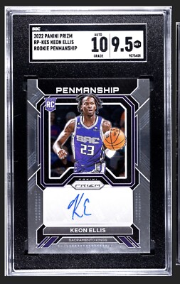 2023 Panini Prizm Keon Ellis Rookie Card Penmanship Autograph No. RP ...