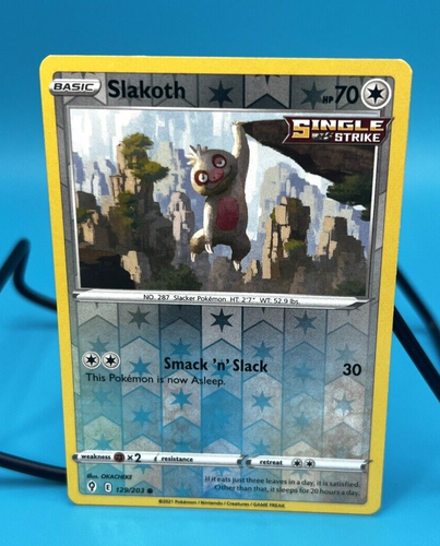 Slakoth 129/203 Reverse Holo Evolving Skies Pokemon TCG Card | eBay