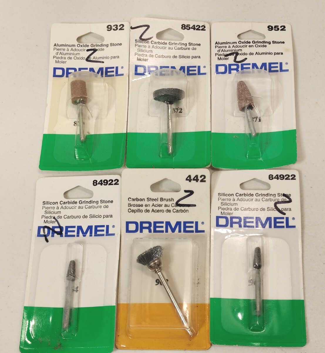 Dremel Grinding Stones and Cut Off Wheels Accessories Bundle Lot 442 ...