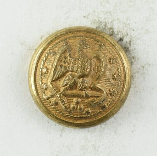 1870s-90s U.S. Navy Screw Stub Epaulet Uniform Button 2 L4DT | eBay