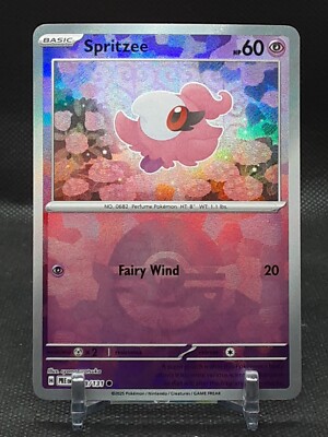 SPRITZEE 2025 POKEMON PRISMATIC EVOLUTION POKEBALL HOLO #38/131 QQ | eBay