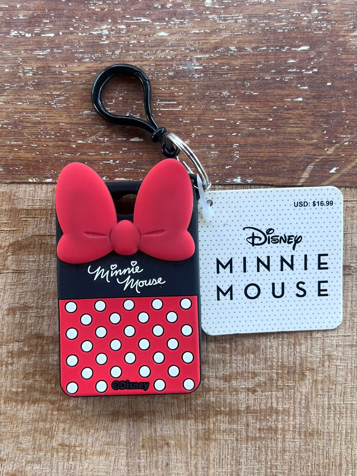 Disney Minnie Mouse W/Phone Case & Key Ring NWT! 3.3/8" X 2.25" | eBay