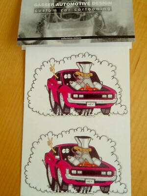 Charger HEY CHARGER STICKER SET Cartoon Decals | eBay