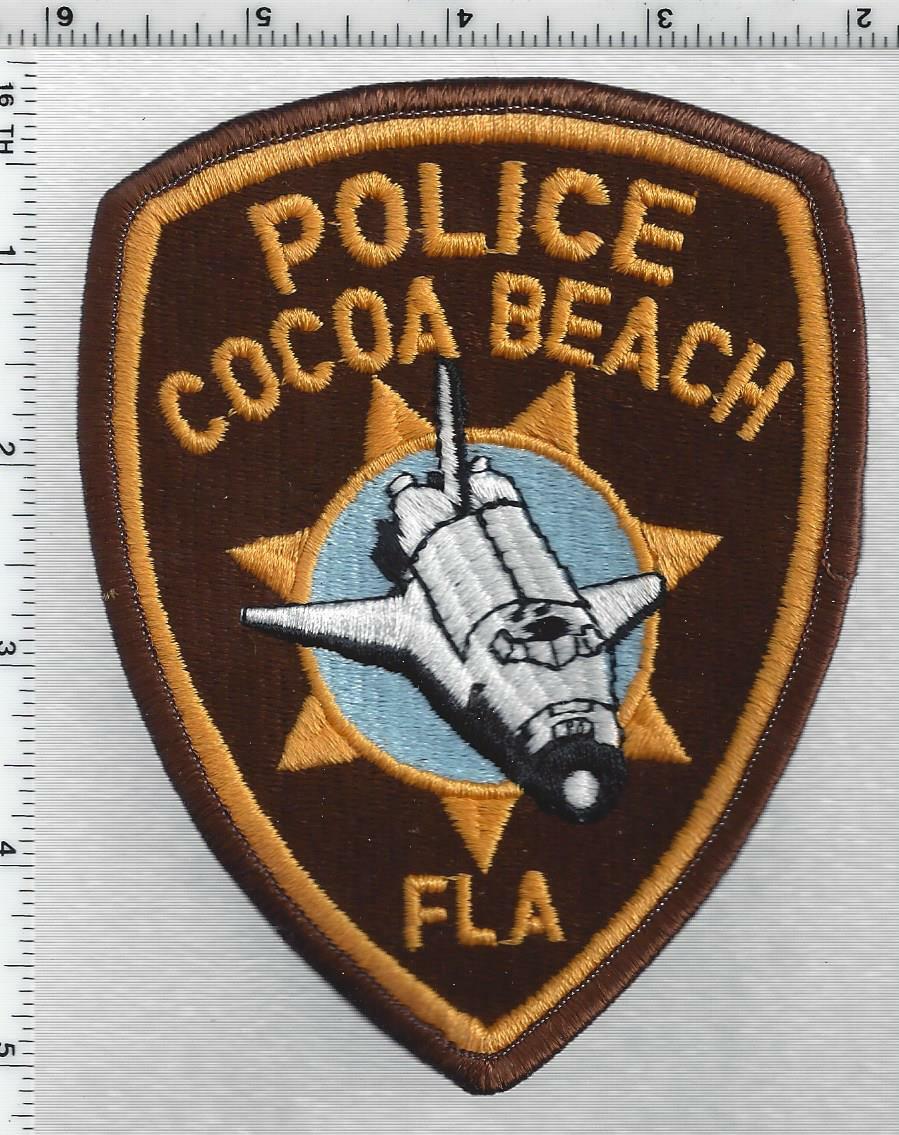 Cocoa Beach Police (Florida) 3rd Issue Shoulder Patch | eBay