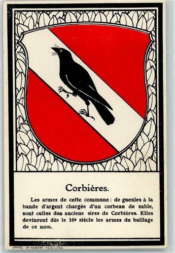 13902237 - Corbières Wappen Freiburg / Fribourg FR | eBay.de