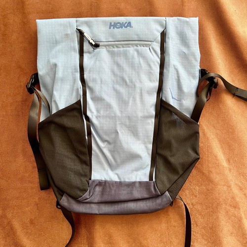 NEW without tags Hoka Blue Rolltop Running Backpack | eBay