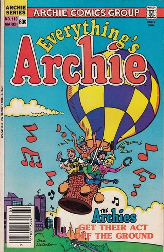 Everything's Archie #110 FN; Archie | March 1984 Hot Air Balloon - we ...