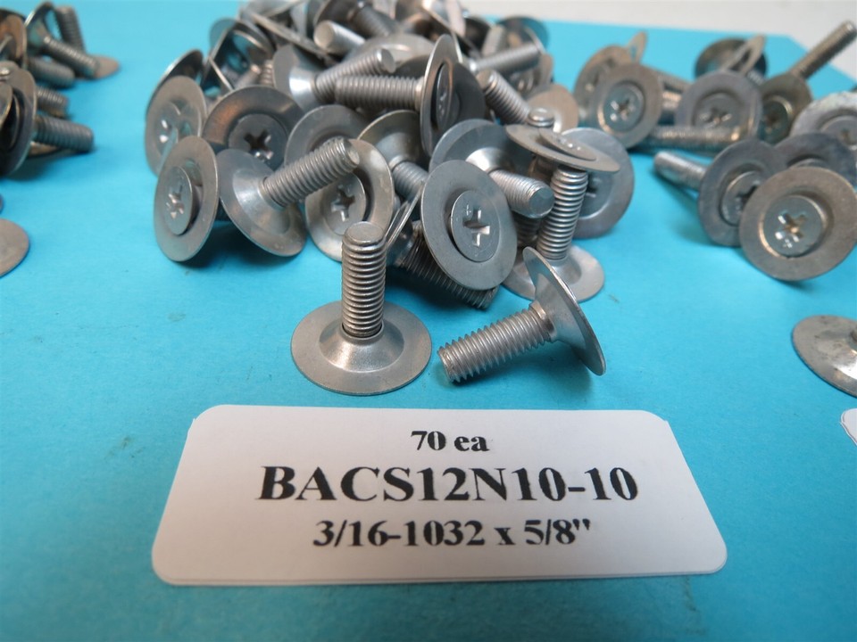(120) Boeing Aircraft Screws with Tinnerman Washer Assy Cessna -1032 (3 ...