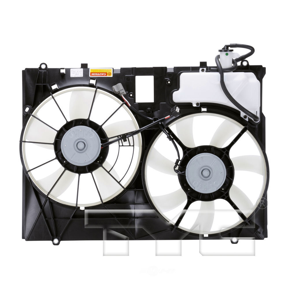 Dual Radiator and Condenser Fan Assembly TYC 622080 fits 07-10 Toyota ...