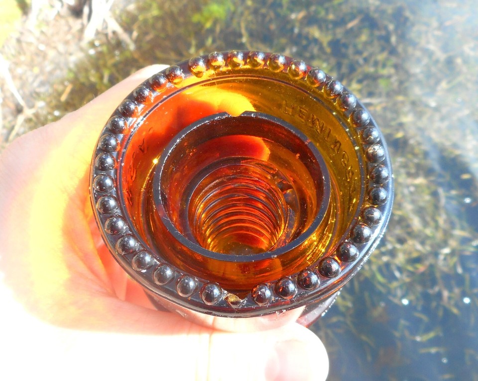 GREAT ORANGE AMBER CD 162 HEMINGRAY SIGNAL STYLE GLASS INSULATOR (B) | eBay