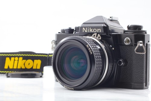 Meter Works [N MINT] Nikon FE Black SLR Film Camera + Ai 28mm F/2.8 ...