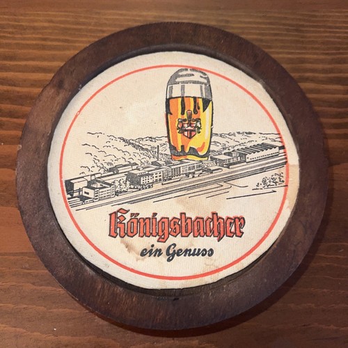 Vintage Beer Bar Coaster ~ Brauerei Konigsbacher ~ Koblenz, Germany ...