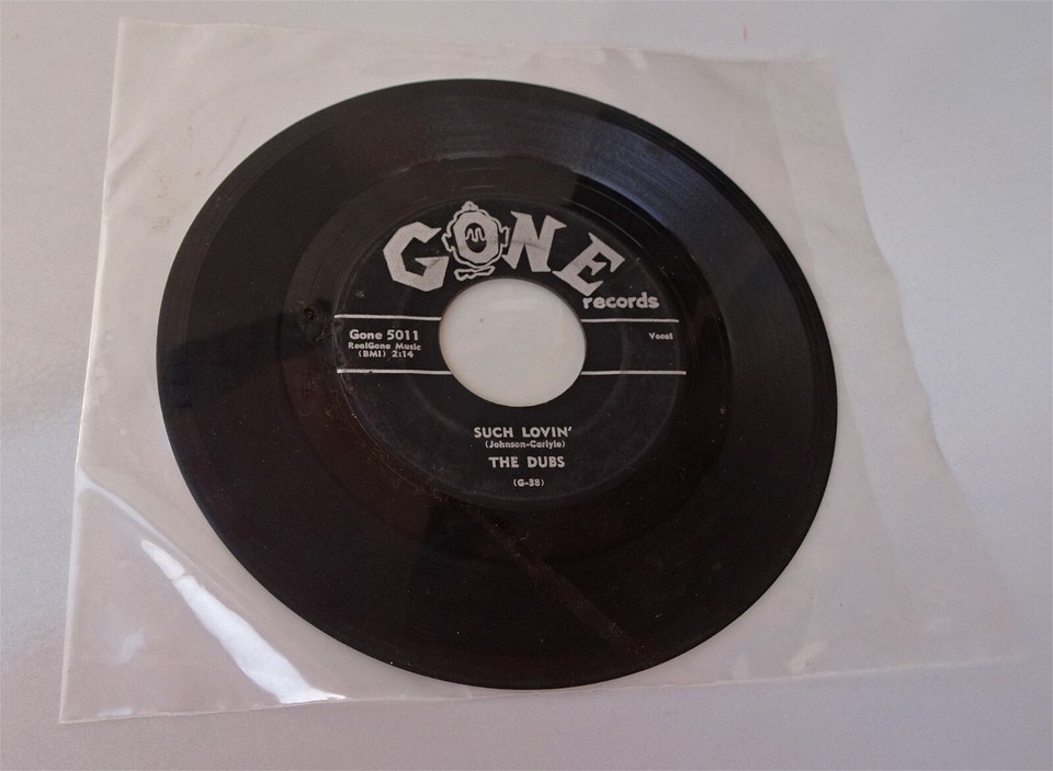 1957 THE DUBS COULD THIS BE MAGIC b/w SUCH LOVIN' GONE RECORDS 5011 45 ...