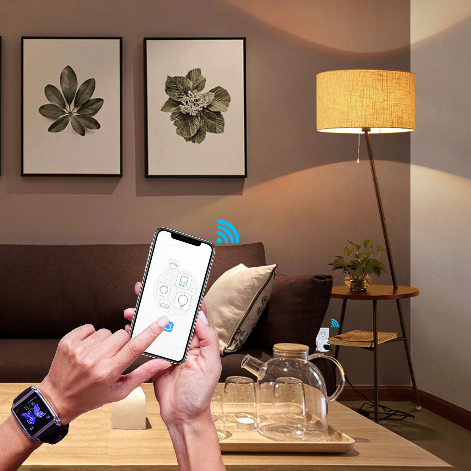 3 Pack WiFi Smart Plug APP Remote Control Timer Outlet Power Socket US ...