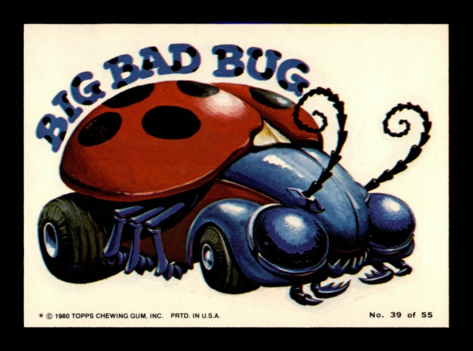 1980 TOPPS WEIRD WHEELS Stickers / SEE DROP DOWN MENU 4 STICKER U WILL ...