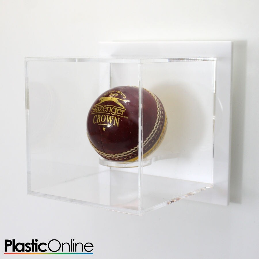 Wall Mounted Cricket Ball Display Case Signed Autographed Cricket Ball ...