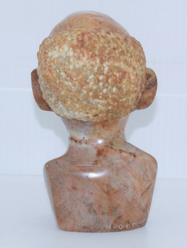 HERBERT GONZO Rapoko Zimbabwe Serpentine Stone Shona Sculpture MAN'S ...