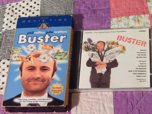 Buster (VHS, 2001) + Movie Soundtrack (CD, 1988) Phil Collins + Sonny ...