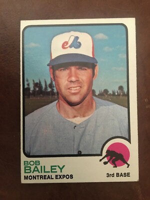 1973 Topps #505 Expos Bob Bailey Baseball Card | eBay