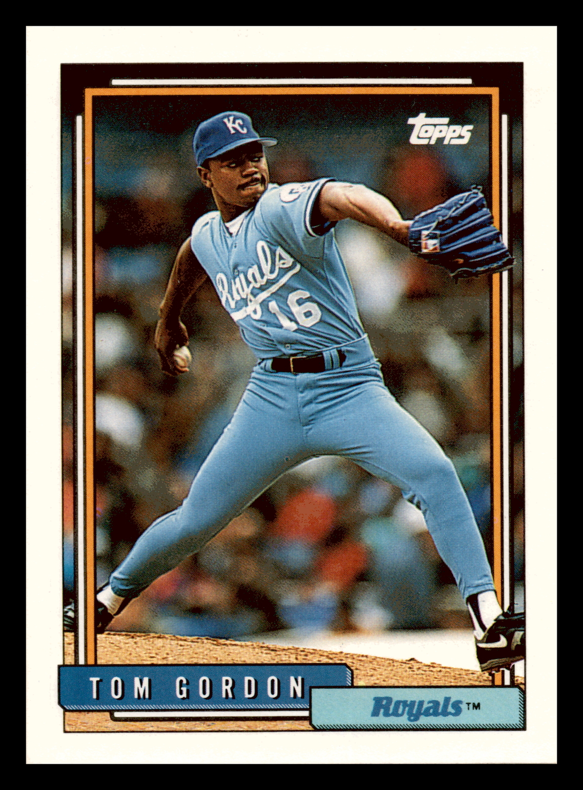 1992 Topps Tom Gordon Kansas City Royals #431 Centered Mint | eBay