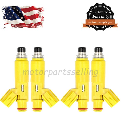4PCS Fuel Injectors 23250-28050 Fits 2001-2003 Toyota Highlander RAV4 2 ...