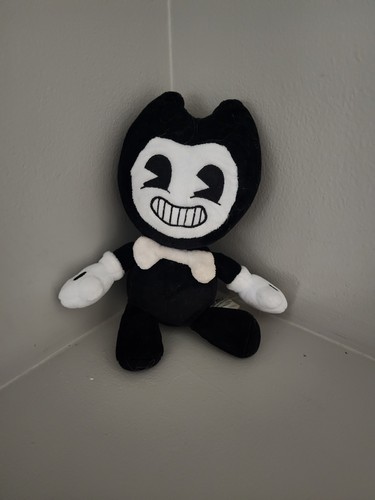 Bendy Plush Black & White Bendy and the Ink Machine Stuffed Toy | eBay