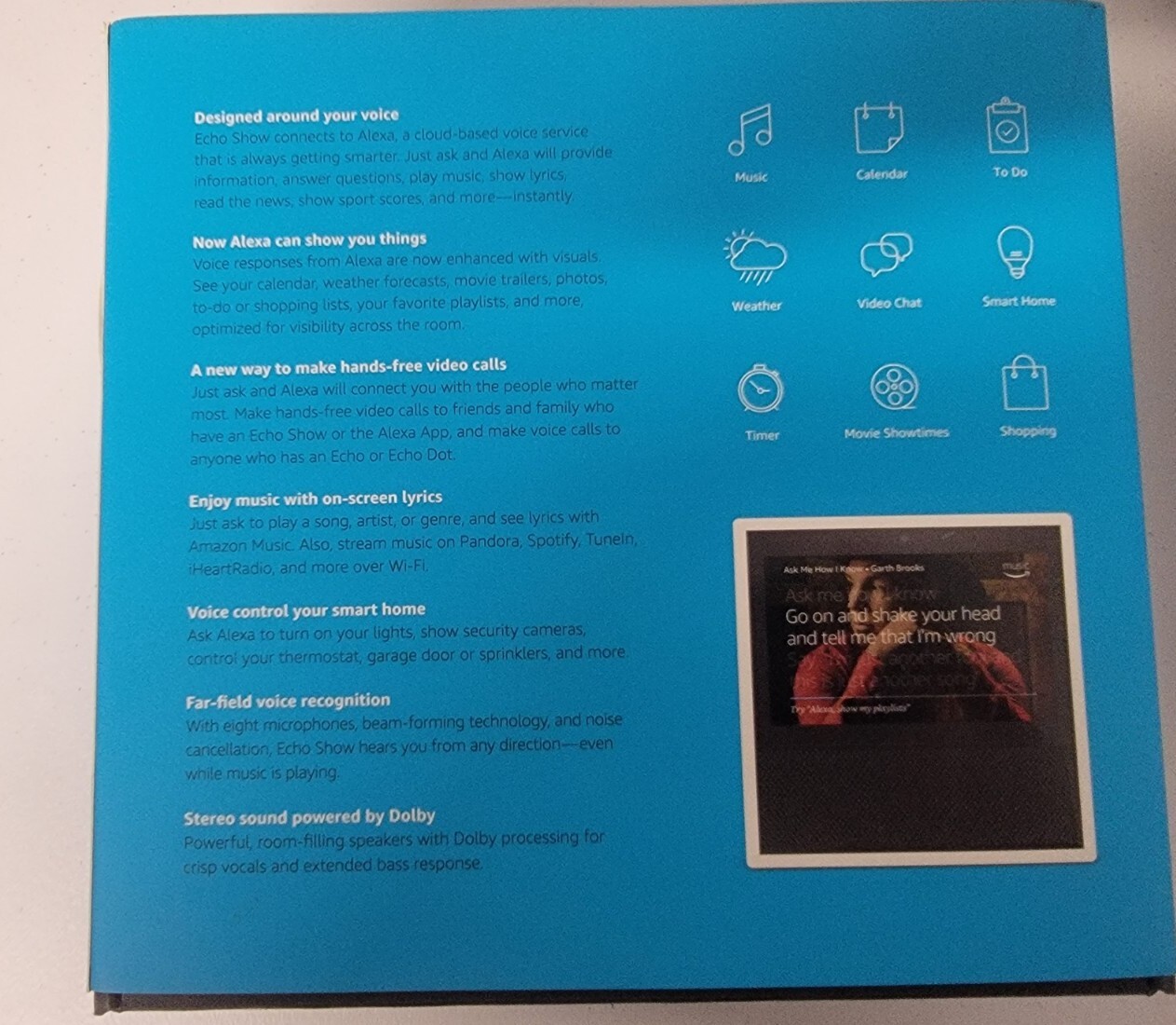 Amazon Echo Show 1st Gen Smart Speaker with Alexa - White (B010CEHQTG ...