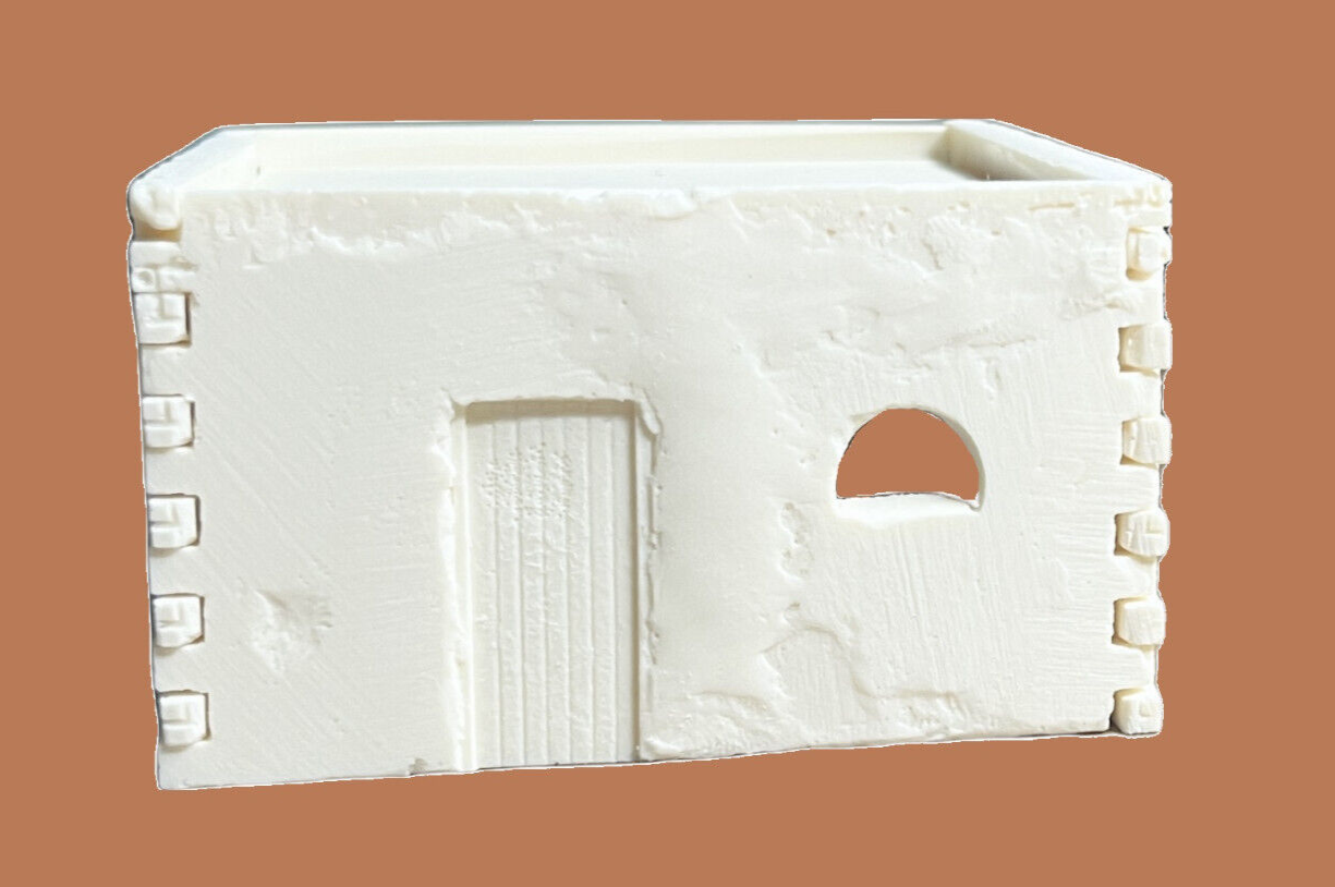 1/72 Scale Adobe Stucco Model Buildings Terrain Kit WWII Diorama ...