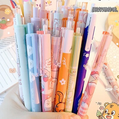 2 Pieces Cute Animals Gel Pen Rabbit Bear Anime Manga Kawaii Random NEW ...